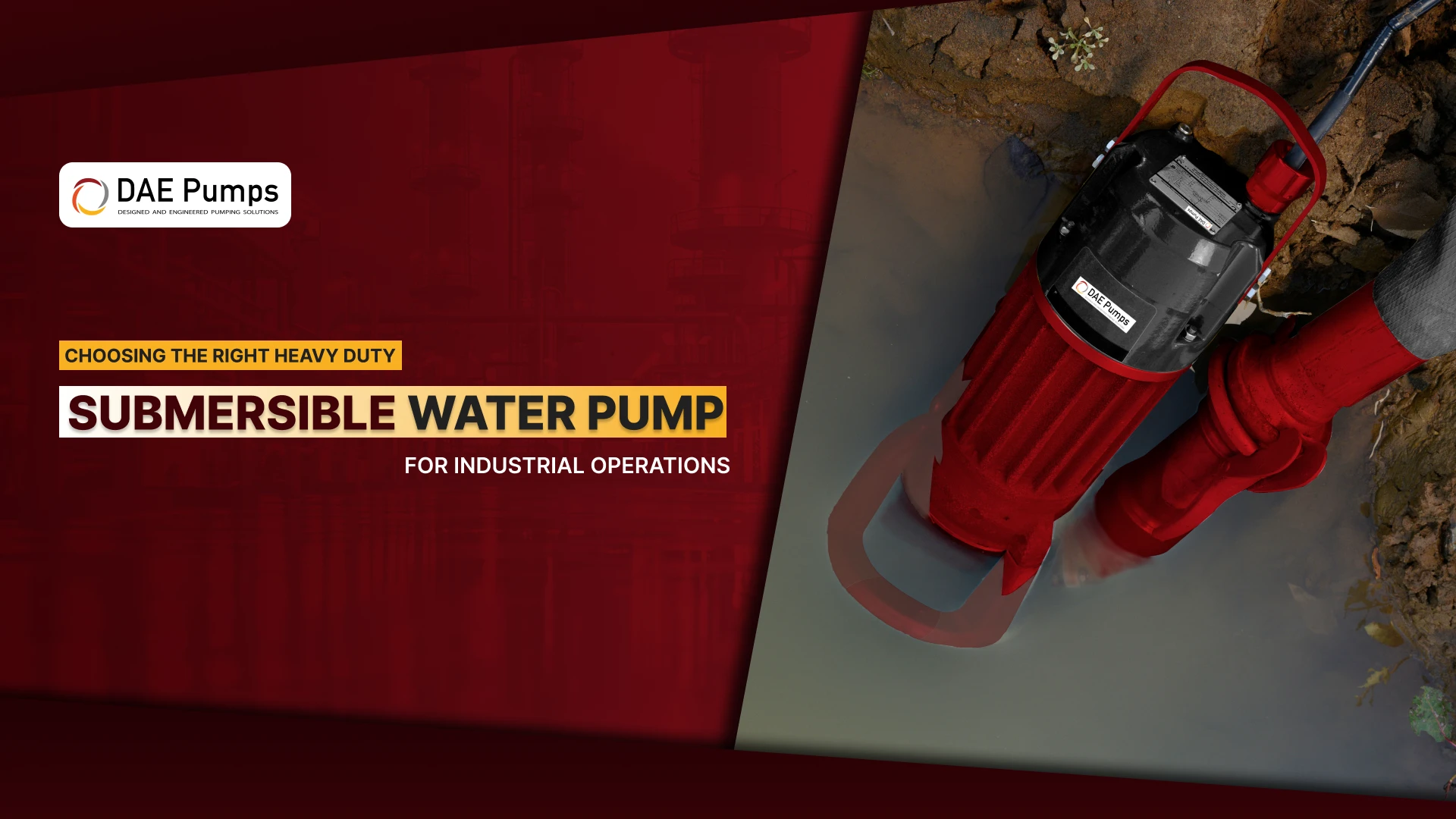 Heavy Duty Submersible Water Pump | DAE Pumps
