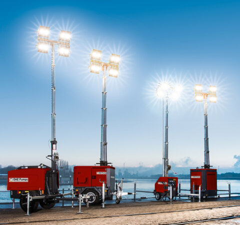 SITE Mobile Light Towers | Illuminate Your Area | DAE Pumps