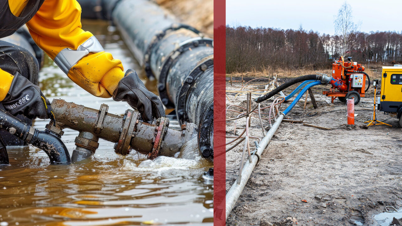 Installing a Drainage Pump for Flood Control